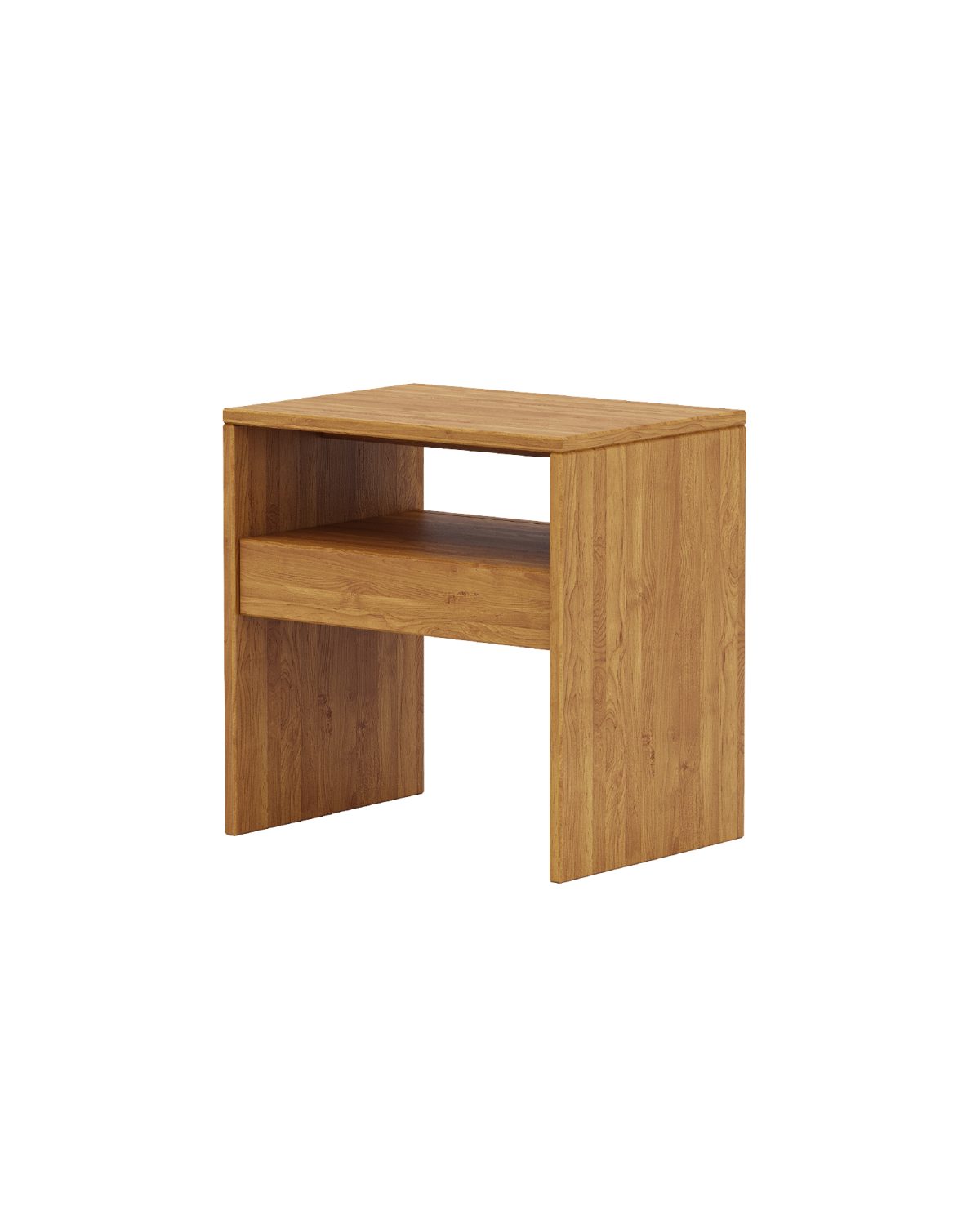 ATILT SIDE BED โต๊ะข้างเตียงไม้สักแท้ ดีไซน์มินิมอล | Woodden Thailand