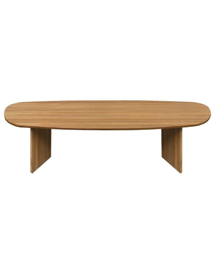 ELLIPSE TABLE โต๊ะอาหารไม้สักทรงรี ดีไซน์หรู | Woodden Thailand