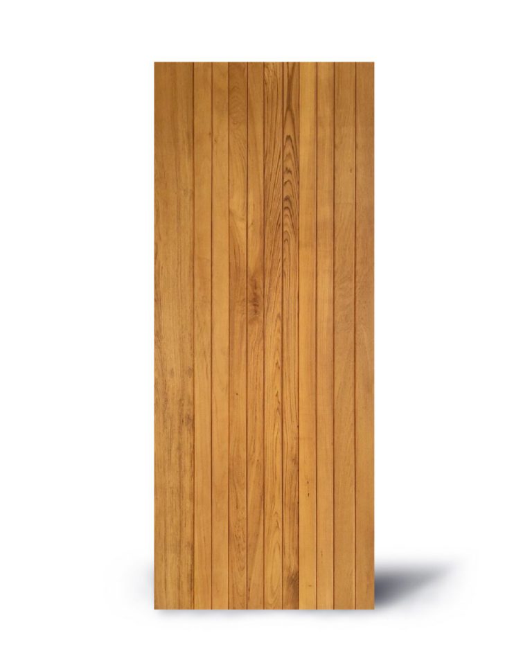 ประตูไม้สัก VERTICAL TYPE B ดีไซน์โมเดิร์น | WoodDen Thailand